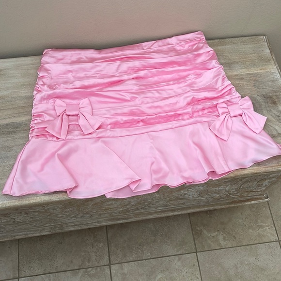 Sugar Thrillz | Skirts | Copy Sugar Thrillz Satin Skirt Wbows Nwt ...